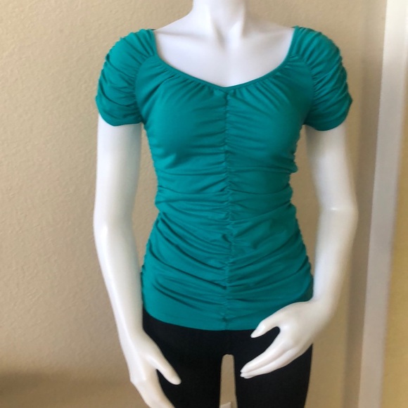 attention | Tops | Attention Scrunch Shirt | Poshmark